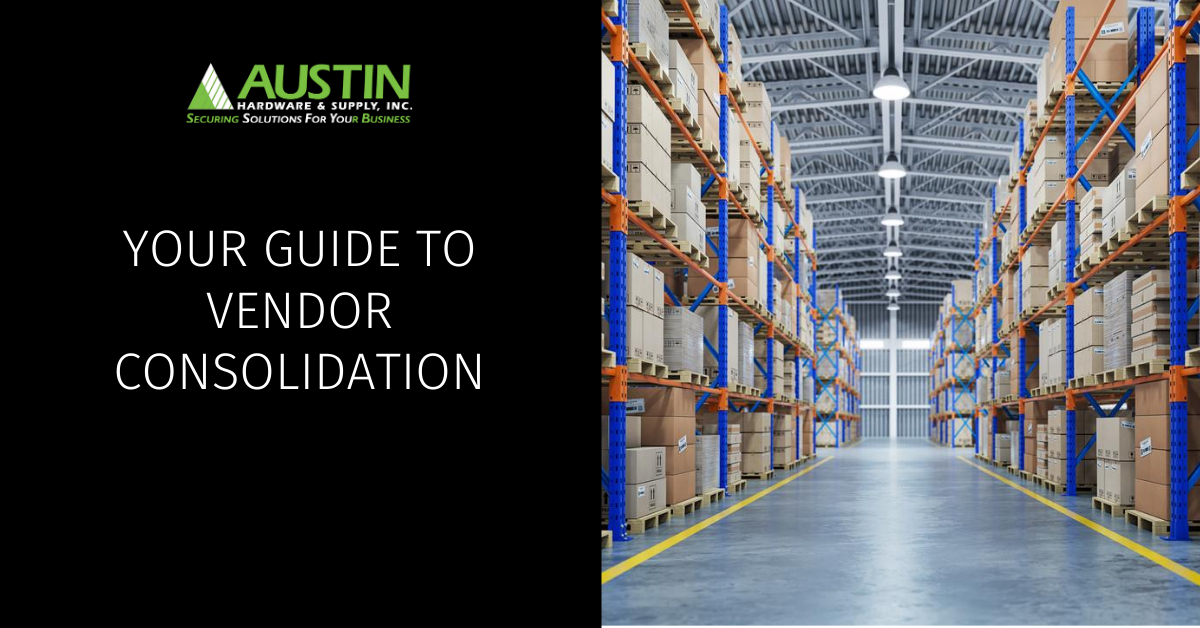 Your Guide to Vendor Consolidation Your Guide to Vendor Consolidation